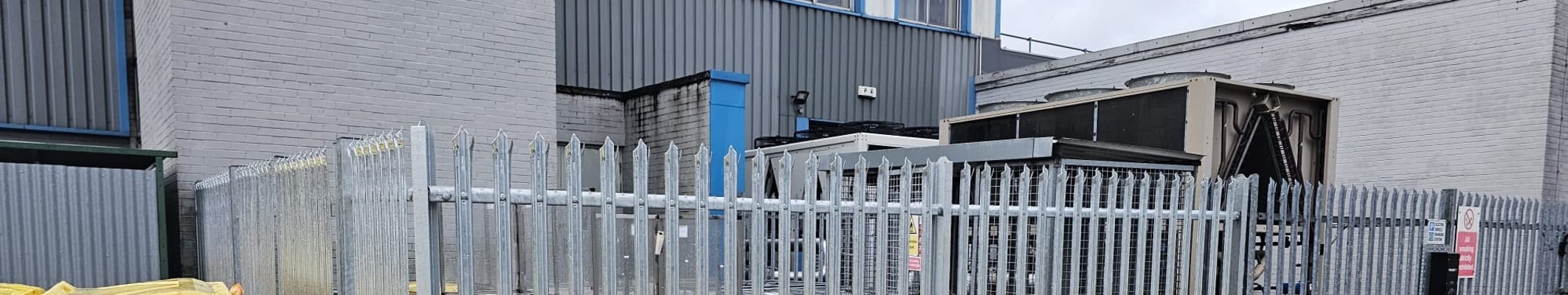 First Fence Case Study: Palisade for Containers in Leeds | First Fence Ltd