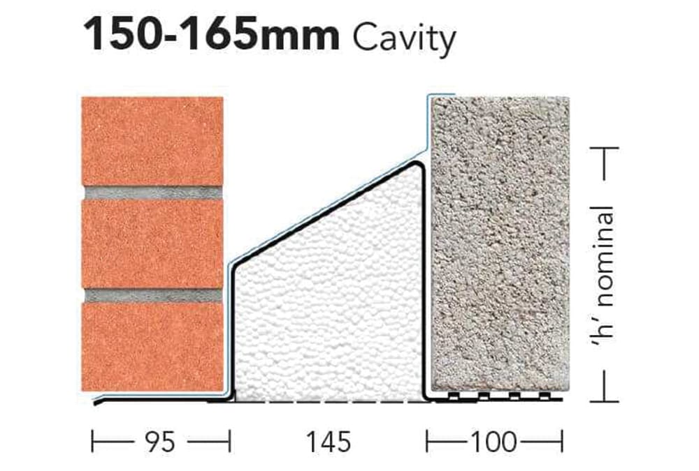 HD/K-150 - Heavy Duty Load Bearing Cavity Wall Lintel | First Fence Ltd