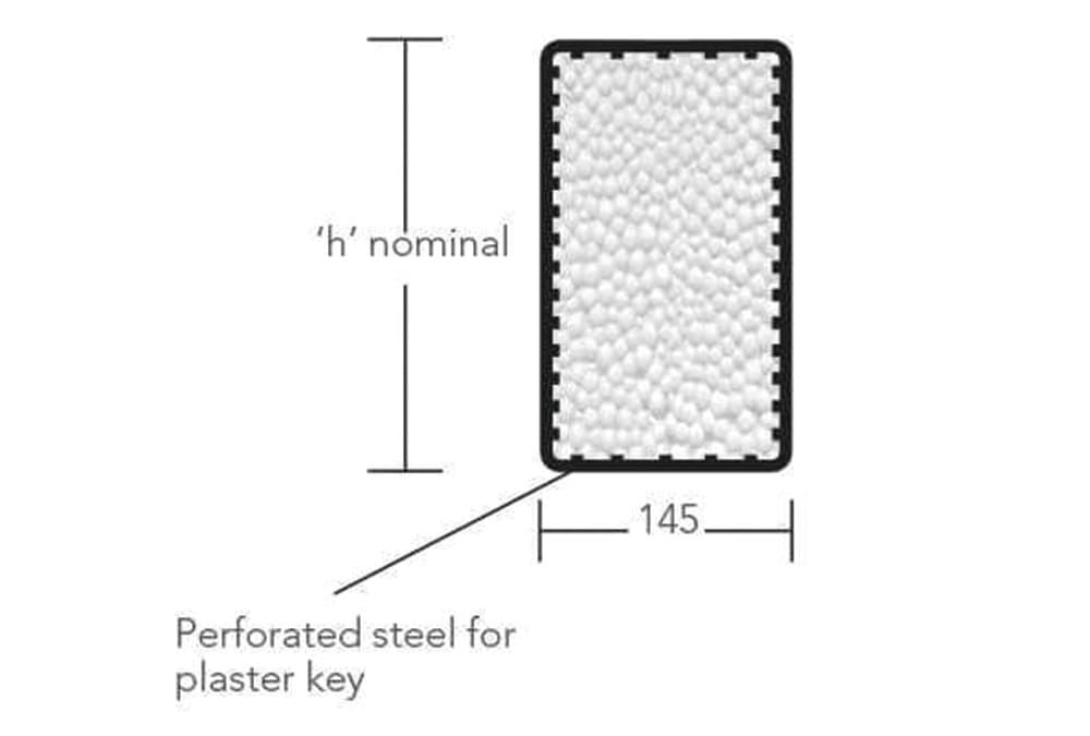 HDBOX/K-150 - Solid Wall Heavy Duty Load Bearing Box Lintel - 150mm ...