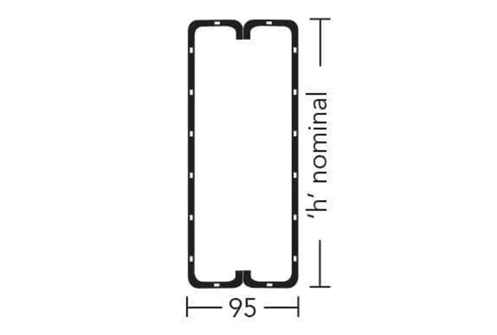 HDBOX/K-100 Solid Wall Heavy Duty Load Bearing Box Lintel | First Fence Ltd