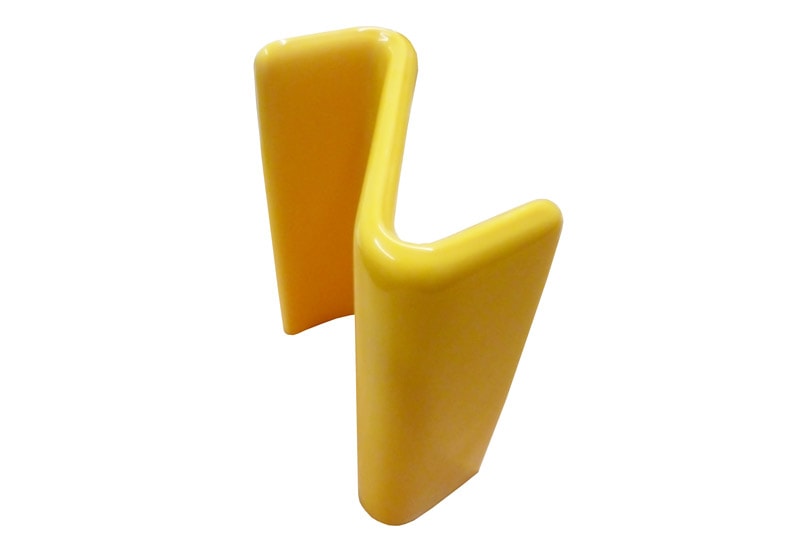 Armco 'Z' Style High Visibility Post Cap | First Fence Ltd