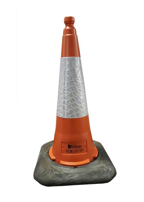 500mm High Road Cone | Durable & High-Visibility Safety | First Fence Ltd