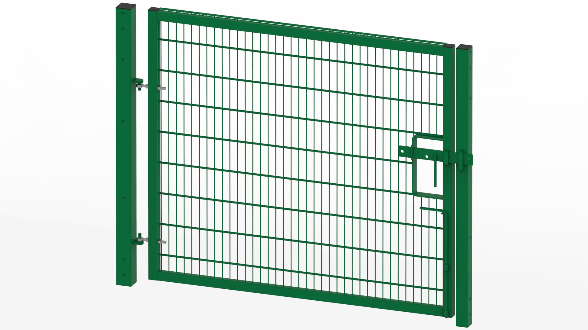 1.8m High x 2.0m | Twin Mesh Single Leaf Gate Kit | First Fence Ltd