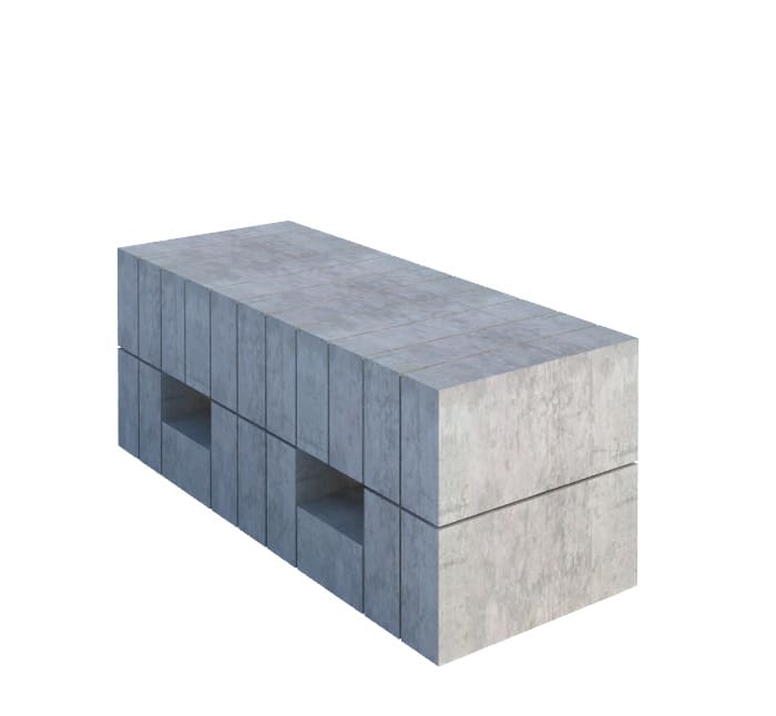 390 Kentledge Big Foot Block | Temporary Fencing | First Fence Ltd