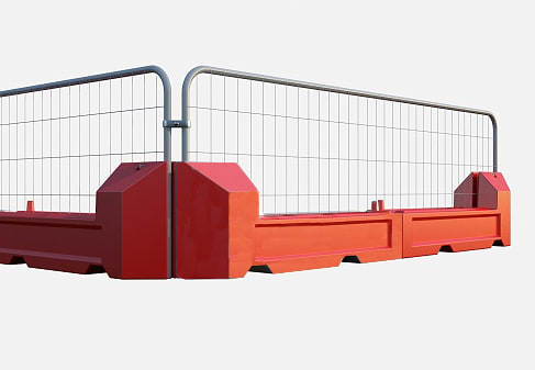 Slot Block Barrier Sets | Temporary Fencing Barriers | First Fence Ltd
