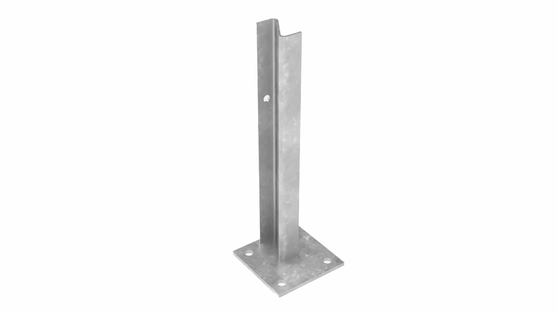 Galvanised Bolt Down Z Post | Armco System | First Fence Ltd