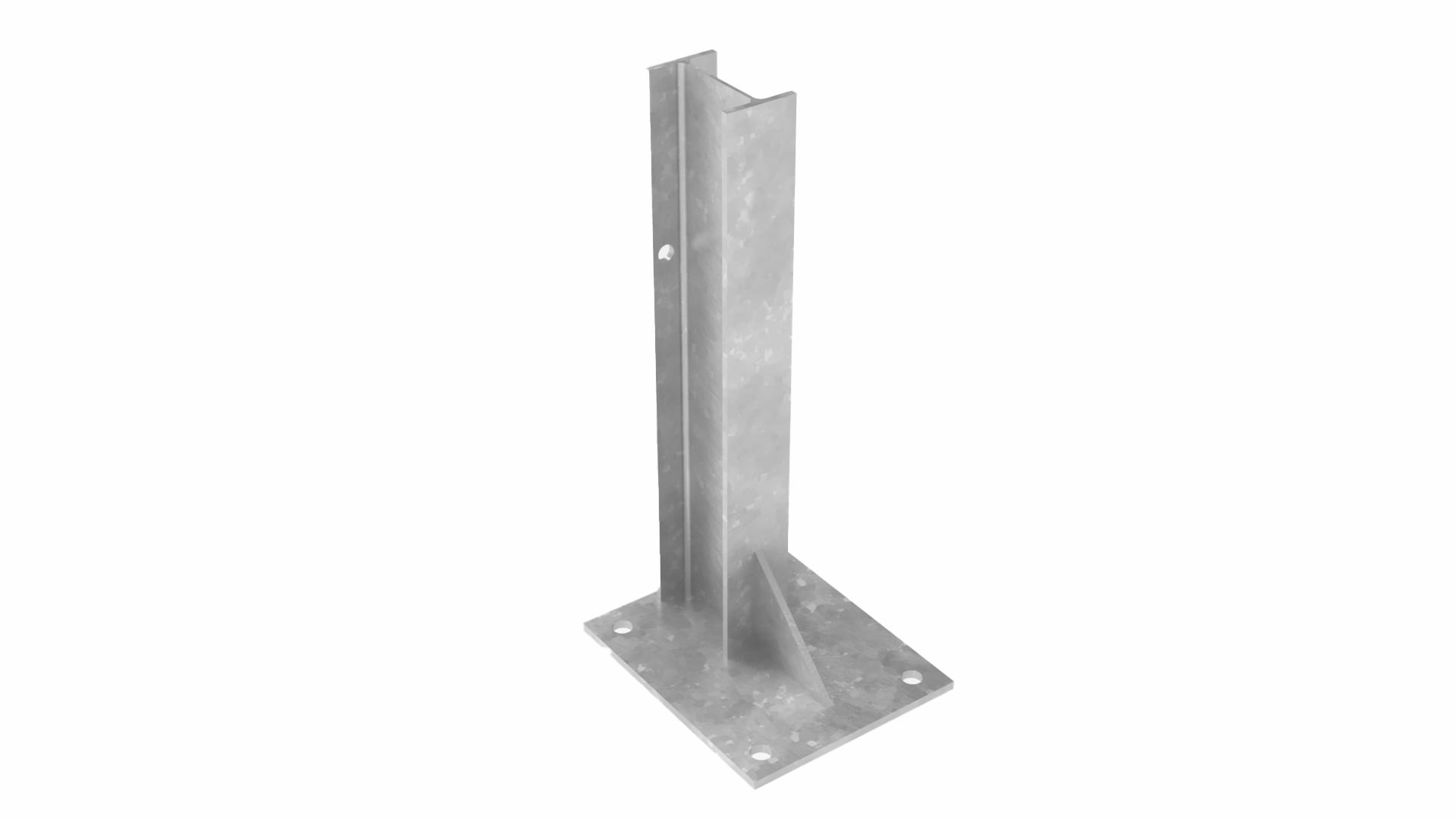 Armco Bolt Down RSJ Post | Galvanised | First Fence Ltd