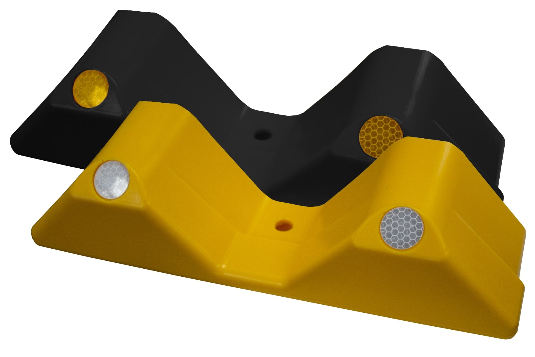 Armco Safety End |Yellow or Black | First Fence Ltd