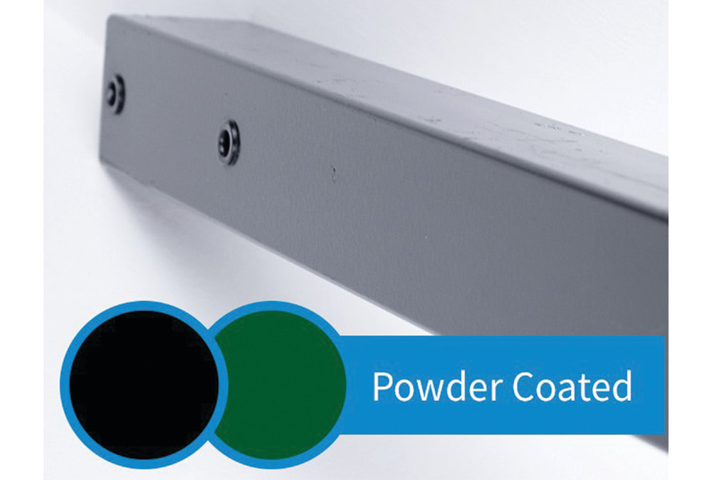 Green Powder Coated Bolt Down Railing Post | Garden Railings | First ...