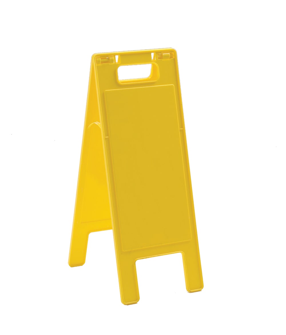 A-Frame Sign Plain | Yellow | Pack of 10 | First Fence Ltd