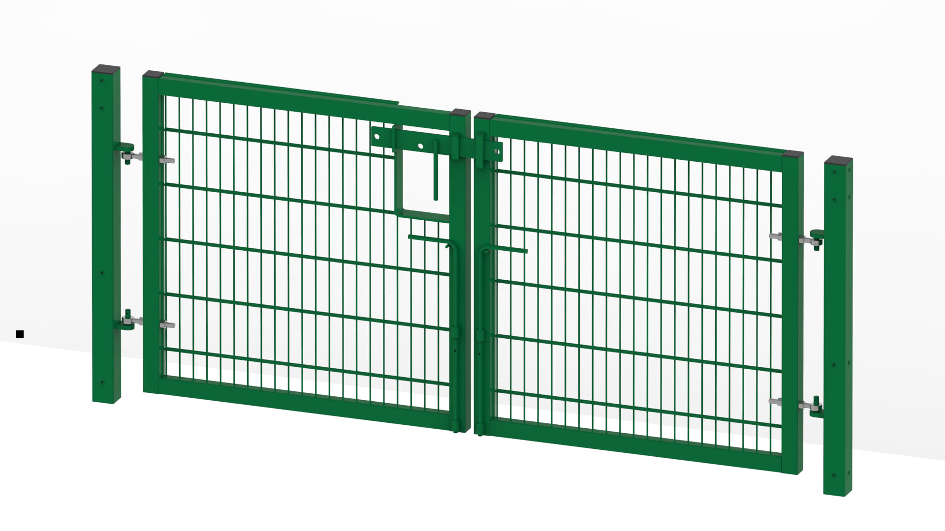 Twin Mesh Double Leaf Gate | 1.2m high x 4.0m wide | First Fence Ltd ...