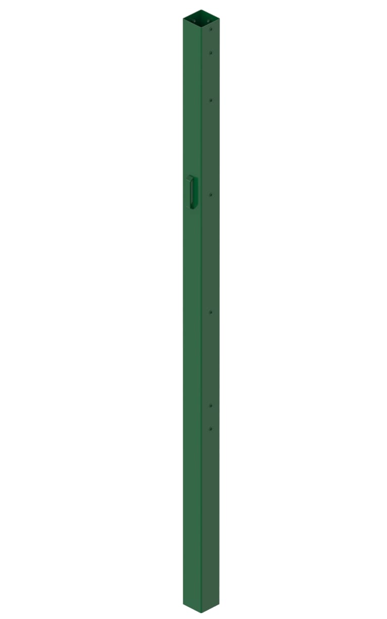 Mesh Catch Gate Post | 2.4m High | First Fence Ltd | First Fence Ltd