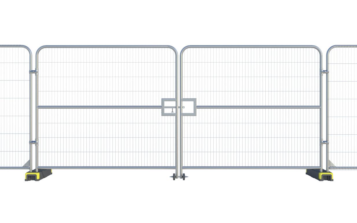 Vehicle Gate Hire Set for Temporary Fencing | First Fence Ltd