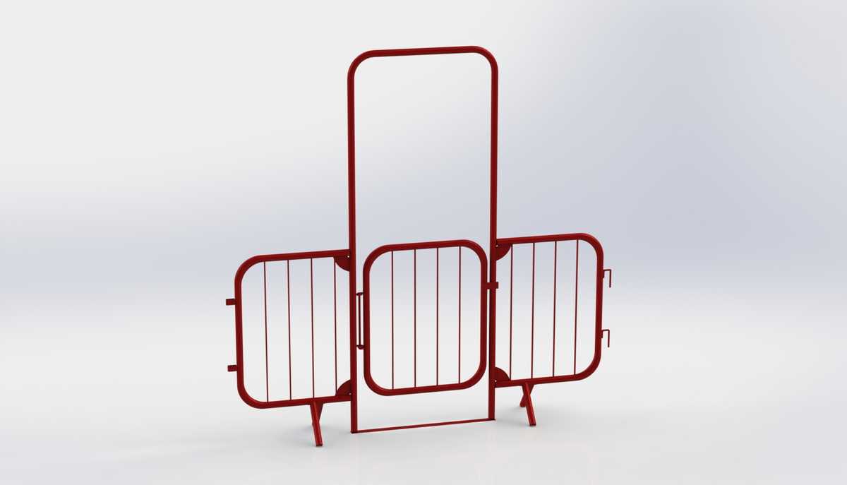 Hire Walk Through Barrier with Gate | First Fence Ltd