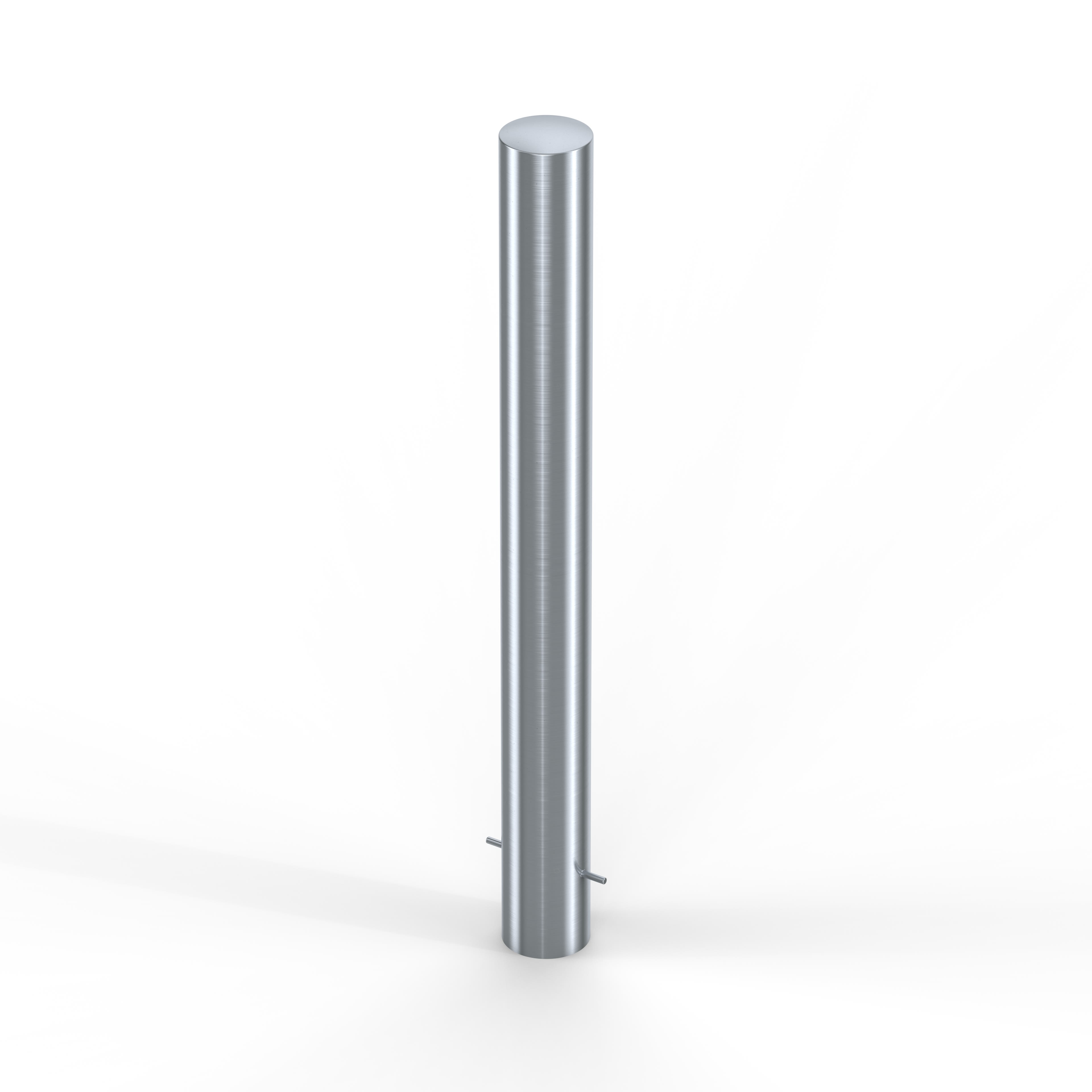 900mm High Stainless Steel Bollard with Semi Dome Top | First Fence Ltd
