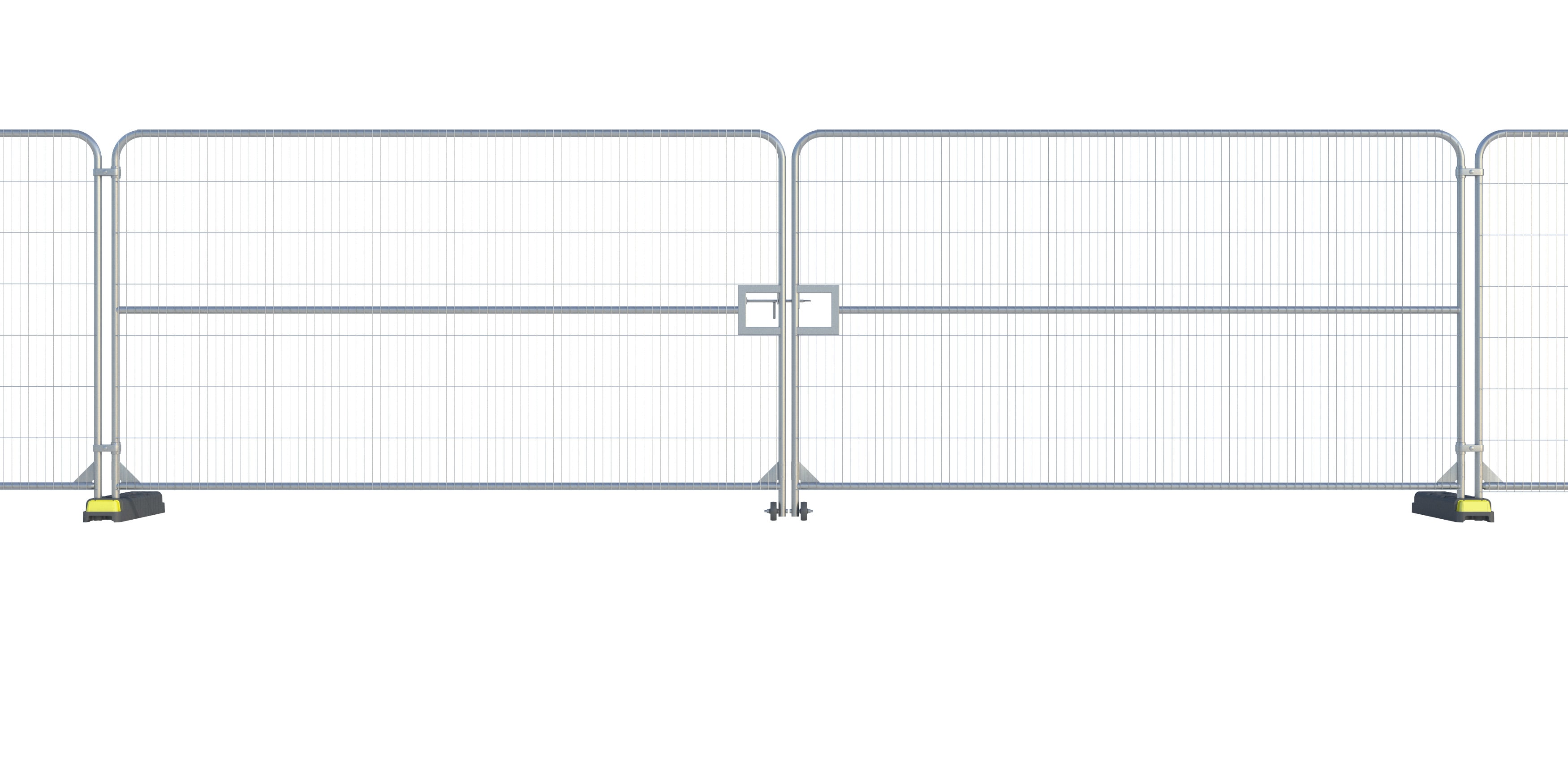 Round Top Temporary Fencing Vehicle Gate | 7m Wide Vehicle Gate | First ...