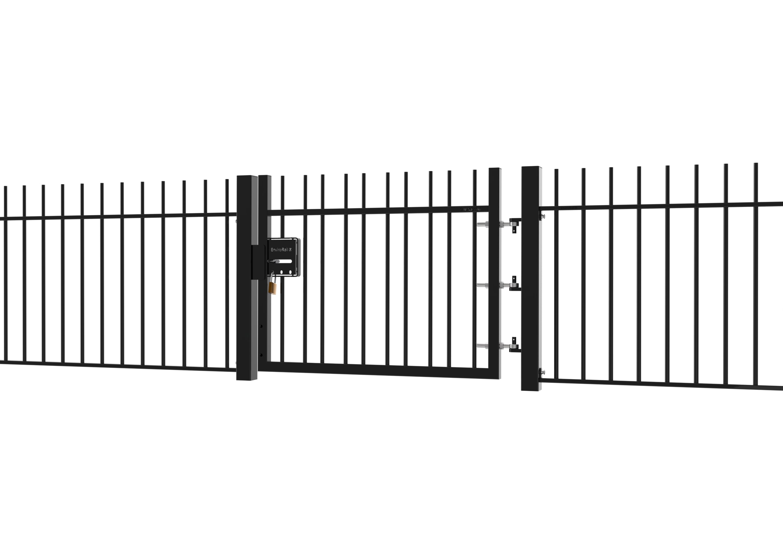 0.9m High x 1.2m Wide EnviroRail® Vertical Bar Single Gate | First ...