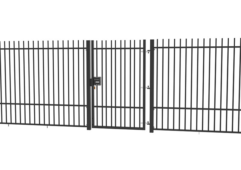 2.4m High x 1.0m Wide EnviroRail® Vertical Bar Single Gate | First ...