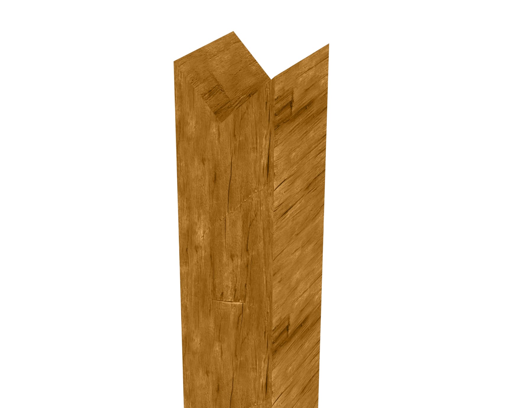0.9m High Timber Birdsmouth Fencing Post | Knee Rail Fence | First ...