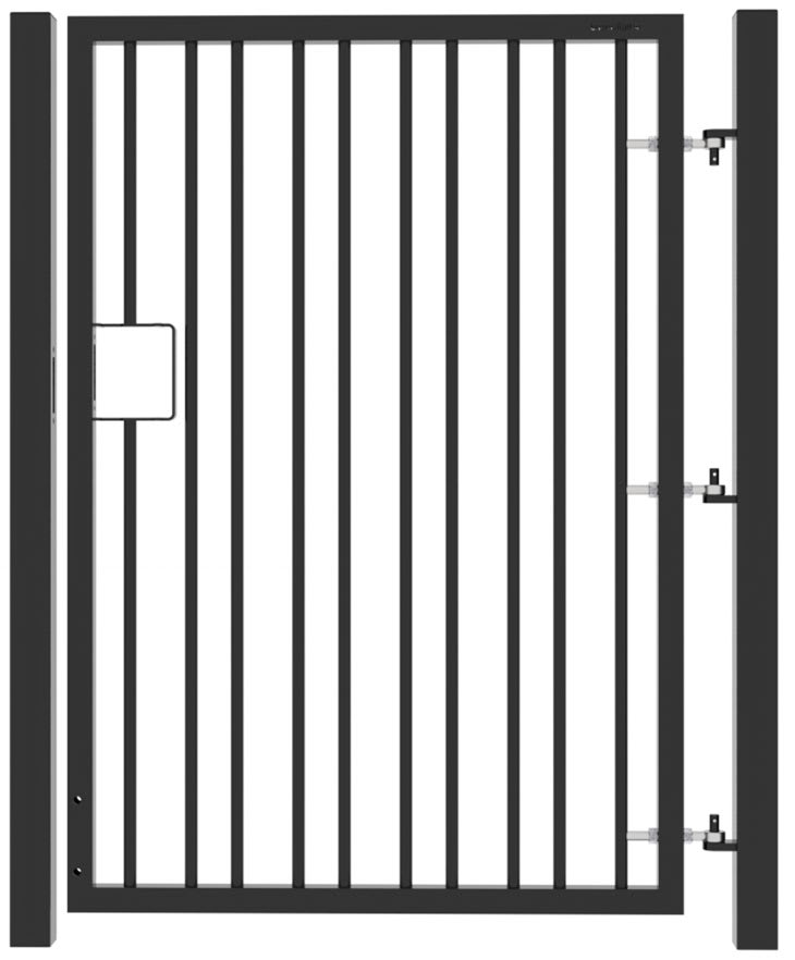 1.5m High x 3.0m Wide EnviroRail® Flat Top Single Leaf Gate | First ...