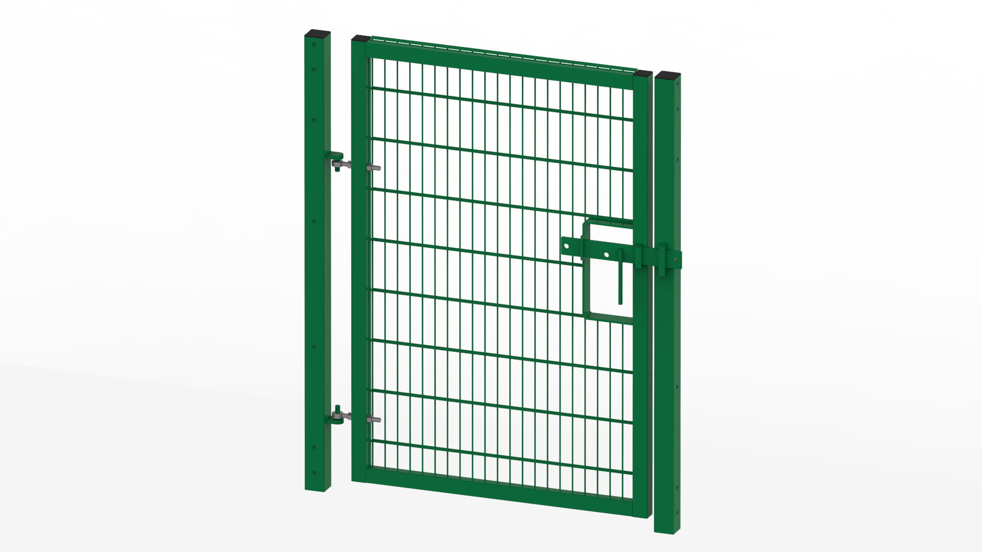 2.0m High x 1.5m Wide 868 Twin Mesh Single Leaf Gate Kit | First Fence Ltd