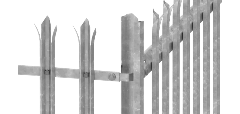 PaliFence® LPS 1175 SR1 (A1) Corner Fishplate Kit | First Fence Ltd
