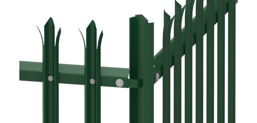 PaliFence® LPS 1175 SR1 (A1) Corner Fishplate Kit | First Fence Ltd