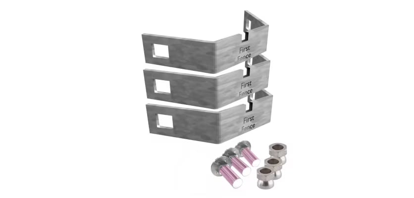 PaliFence® LPS 1175 SR1 (A1) Corner Fishplate Kit | First Fence Ltd