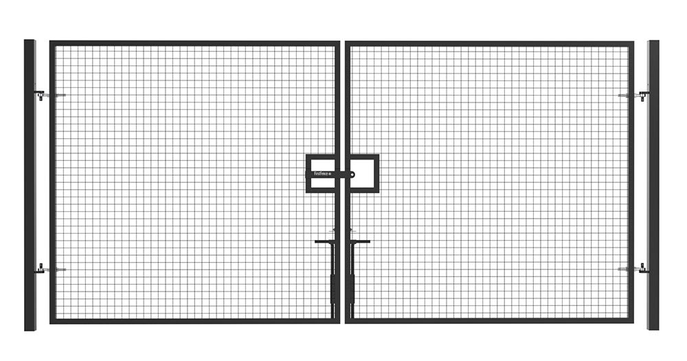2.0m High x 4.0m Wide AdaptiGuard® Vehicle Site Gates | First Fence Ltd