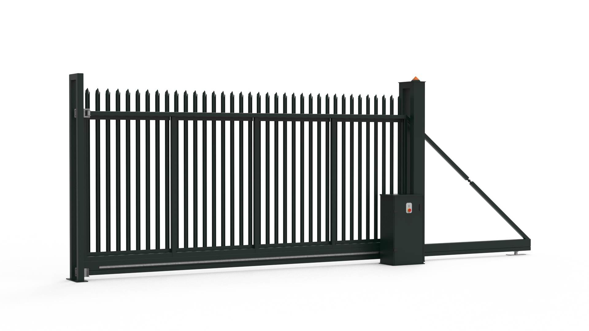 FFL 130 Automated Palisade Cantilever Gate 5.5m - 8.0m Wide | First ...