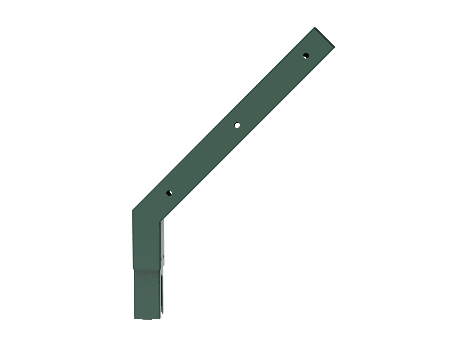 Cranked Barbed Wire Bracket for Mesh Fencing | First Fence Ltd