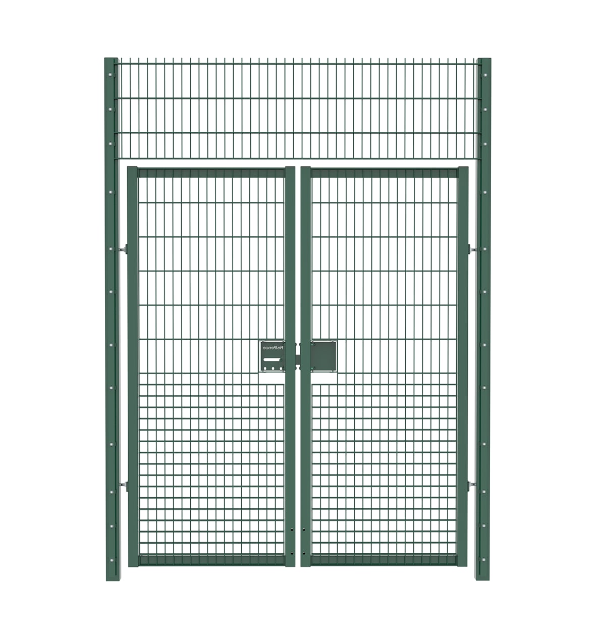 3.0m High x 2.0m Wide 868 Rebound Mesh Double Leaf Gate Kit | First ...