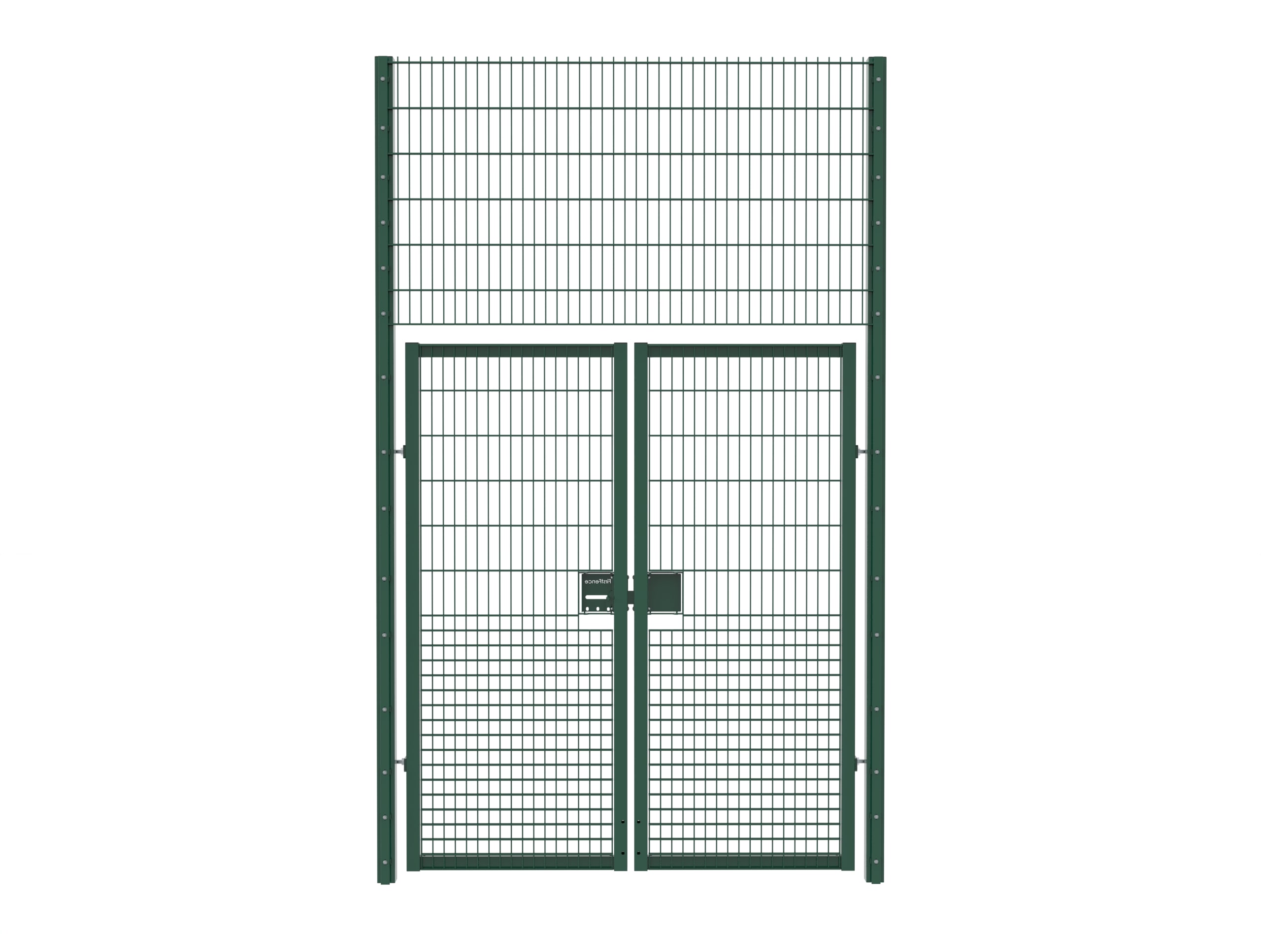 3.6m High x 2.0m Wide 868 Rebound Mesh Double Leaf Gate Kit | First ...