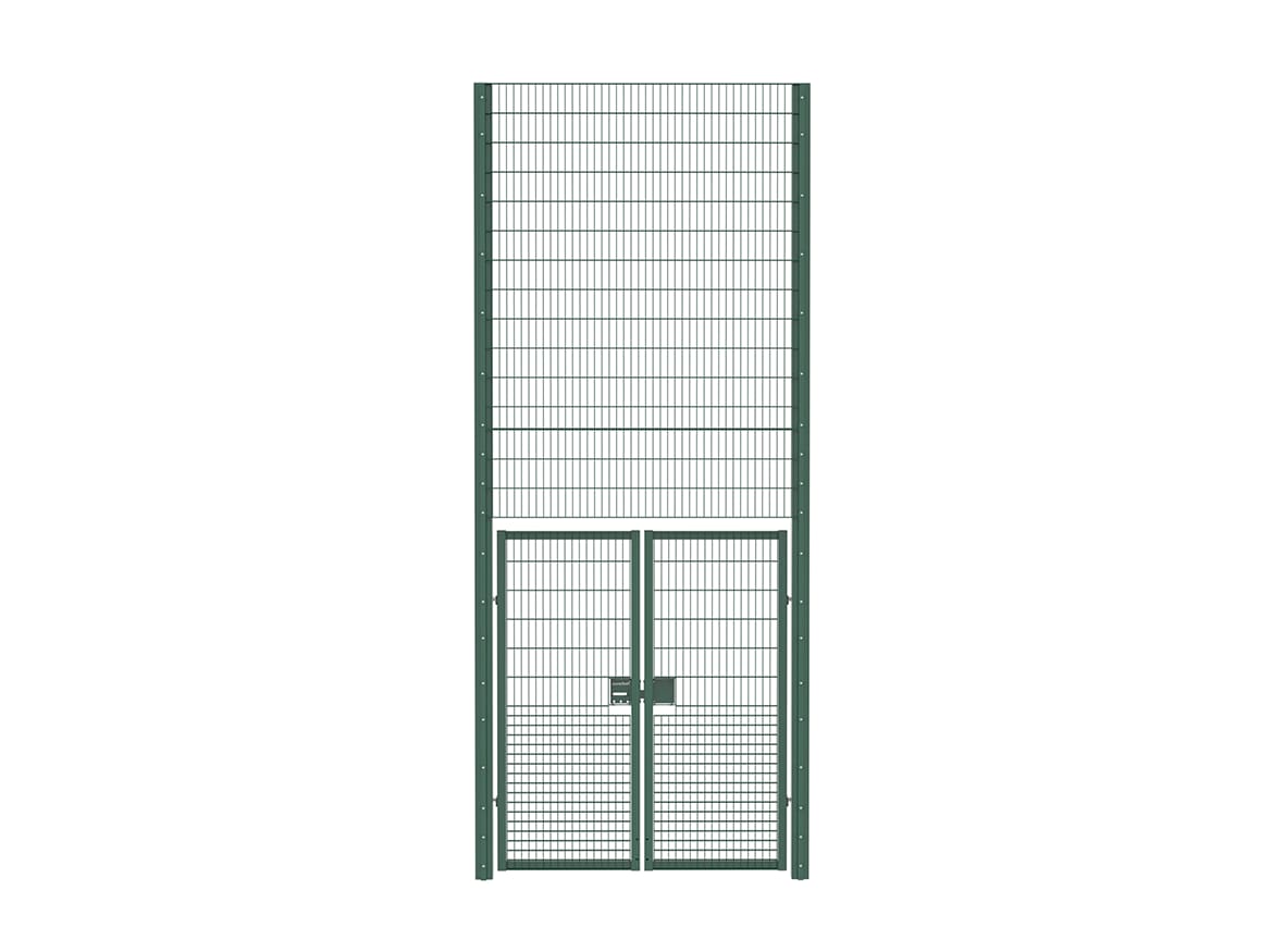 5.4m High x 2.0m Wide 868 Rebound Mesh Double Leaf Security Gate ...