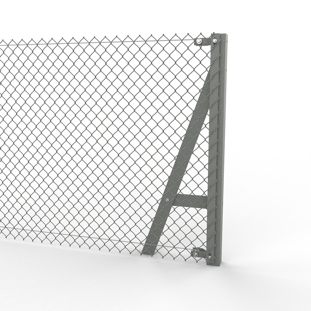 Steel End Strainer Post Kit to Suit 0.9m High Chain Link System | First ...