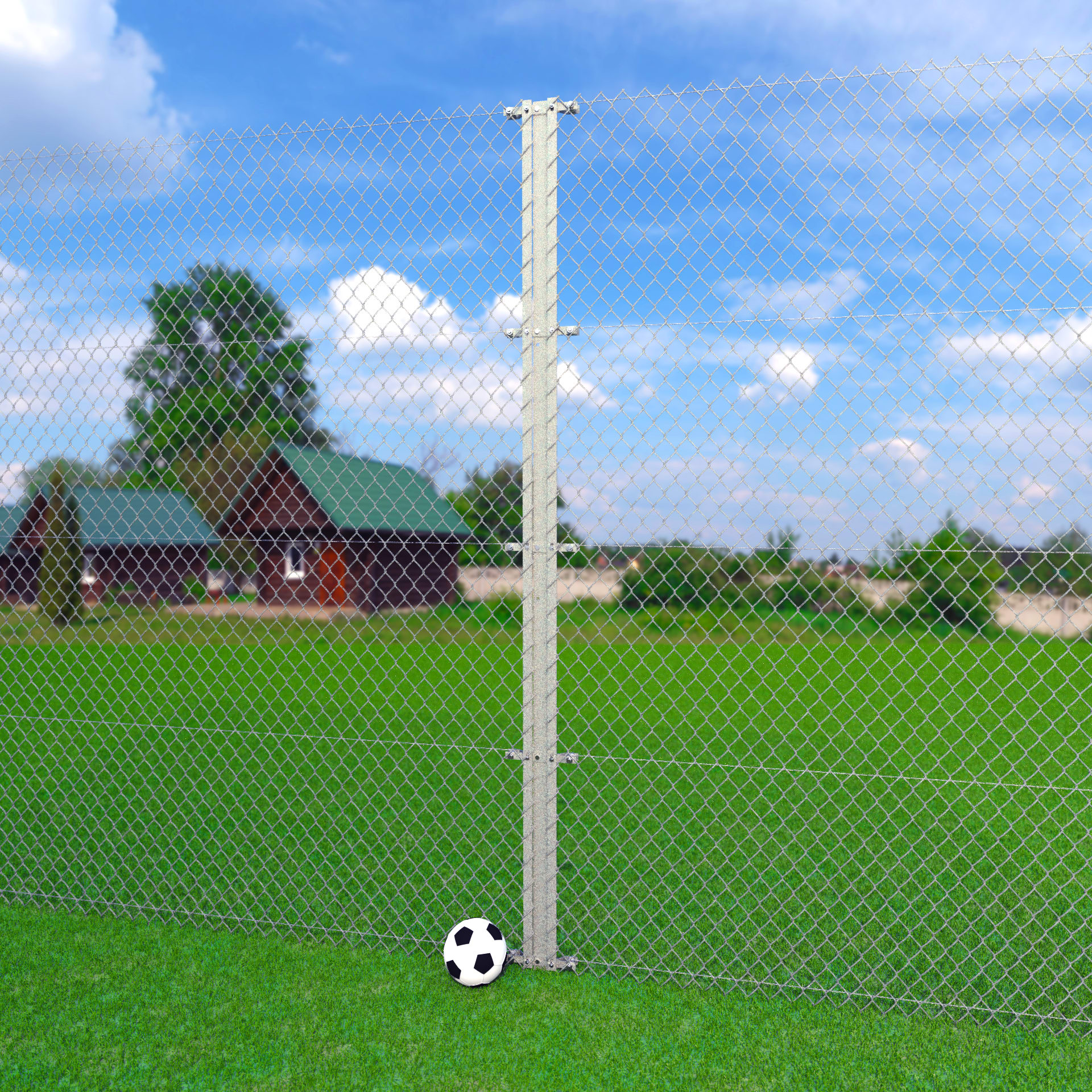 2.75m High Chain Link System with Steel Posts - Calculator | First ...
