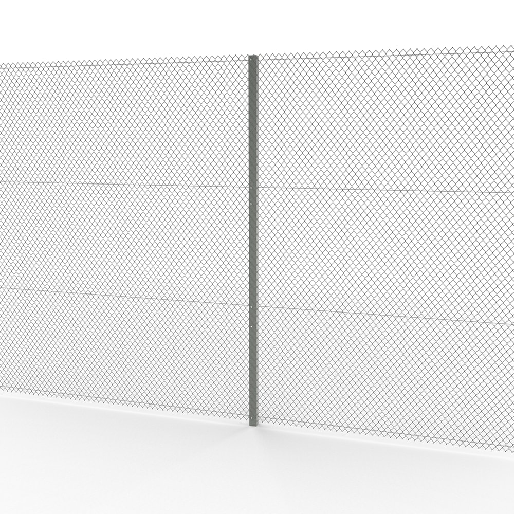 Steel Intermediate Post - to Suit 2.4m Chain Link System | First Fence Ltd