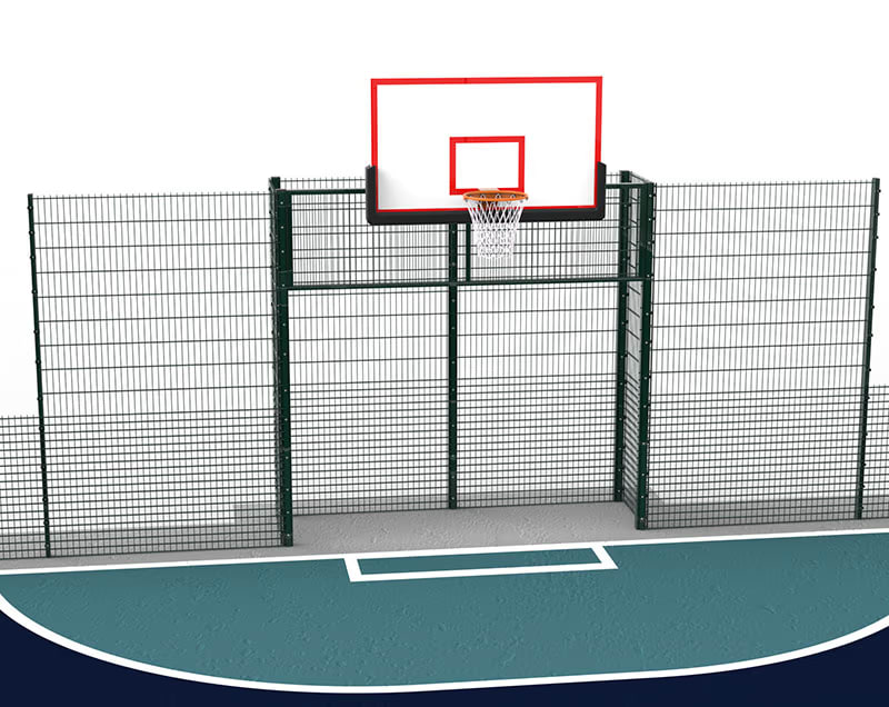 Rebound MUGA Mesh Fencing Basketball hoop and Goal | First Fence Ltd