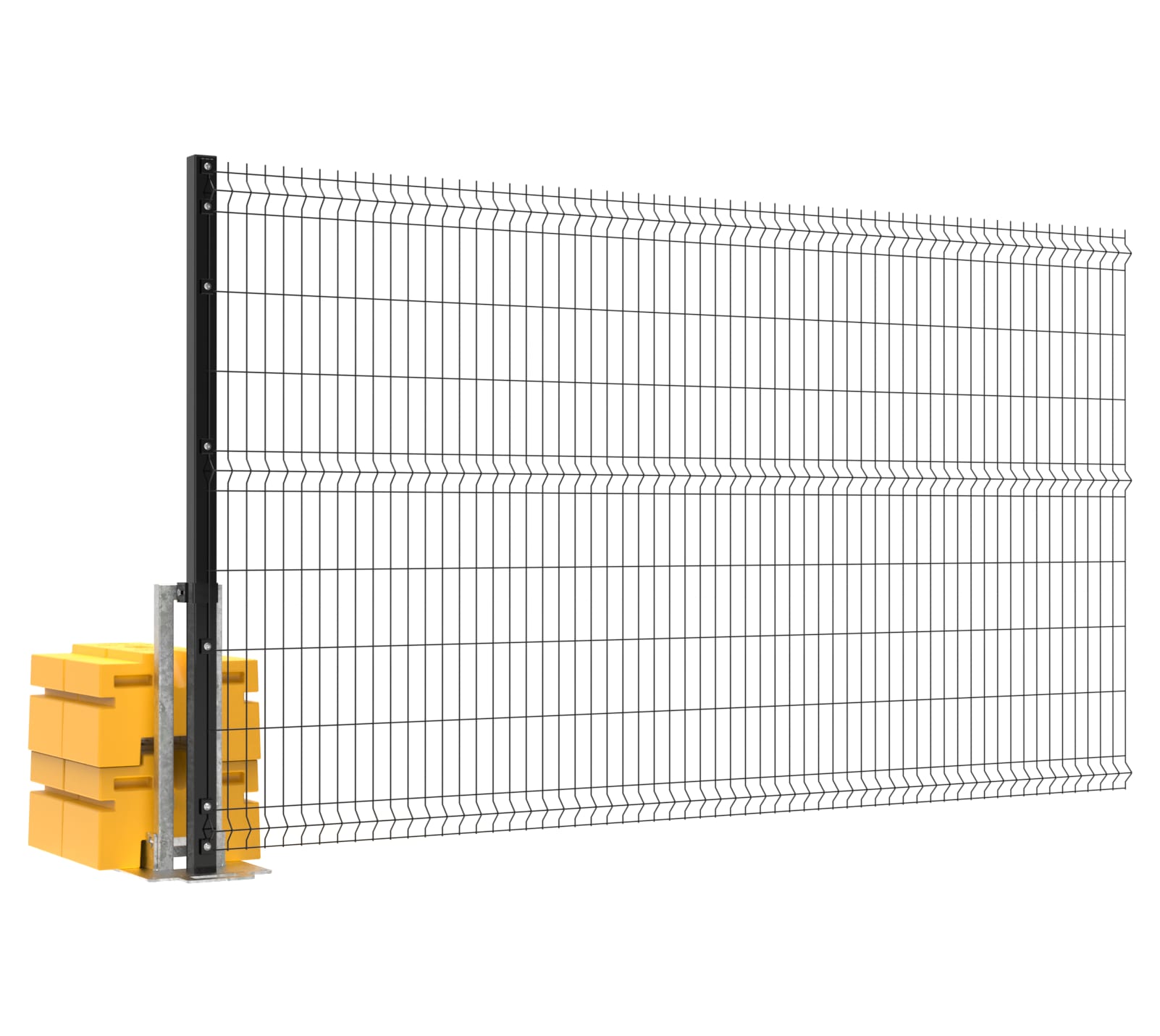 2.0m High RapidShield V Mesh Fencing Kit for Hire | First Fence Ltd