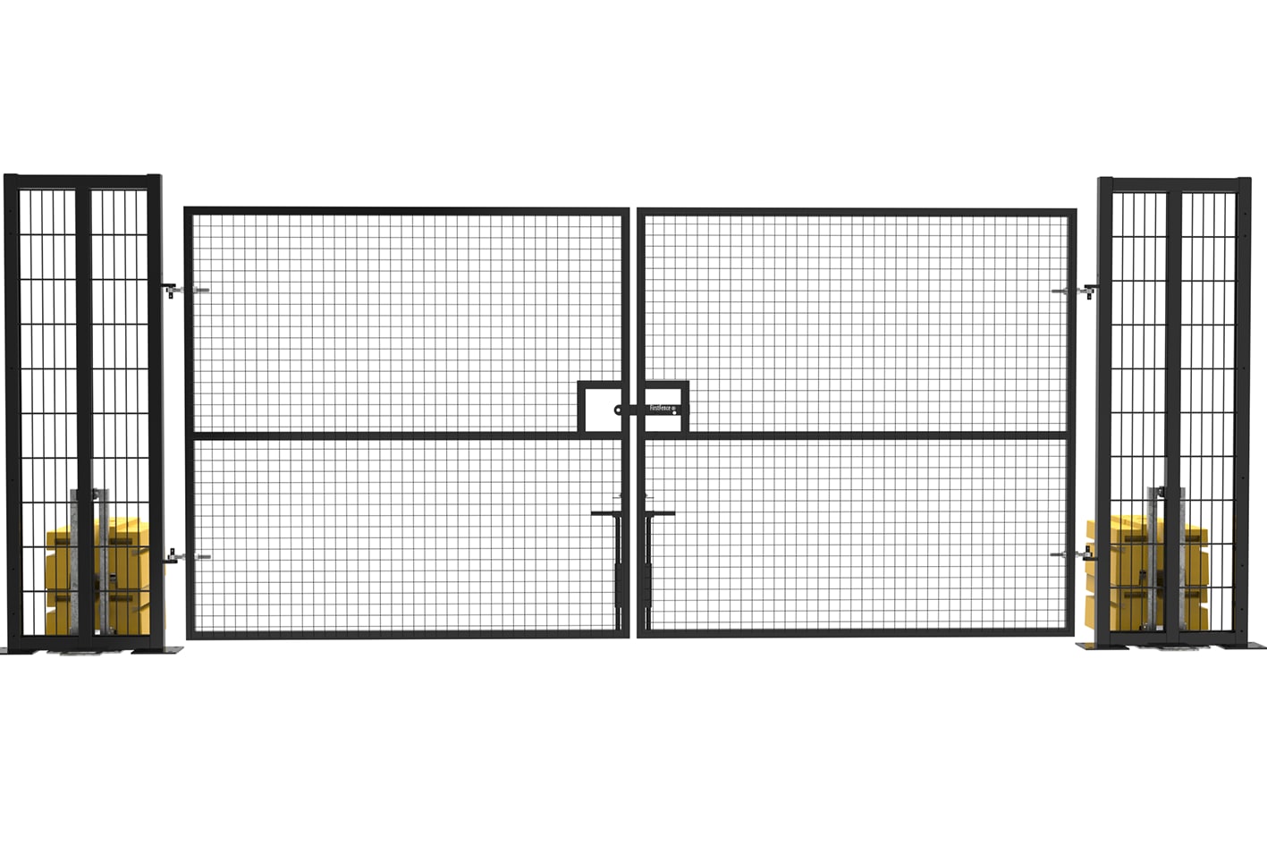 RapidShield Double Leaf Gate Kit 2.0m x 4.0m for Hire | First Fence Ltd