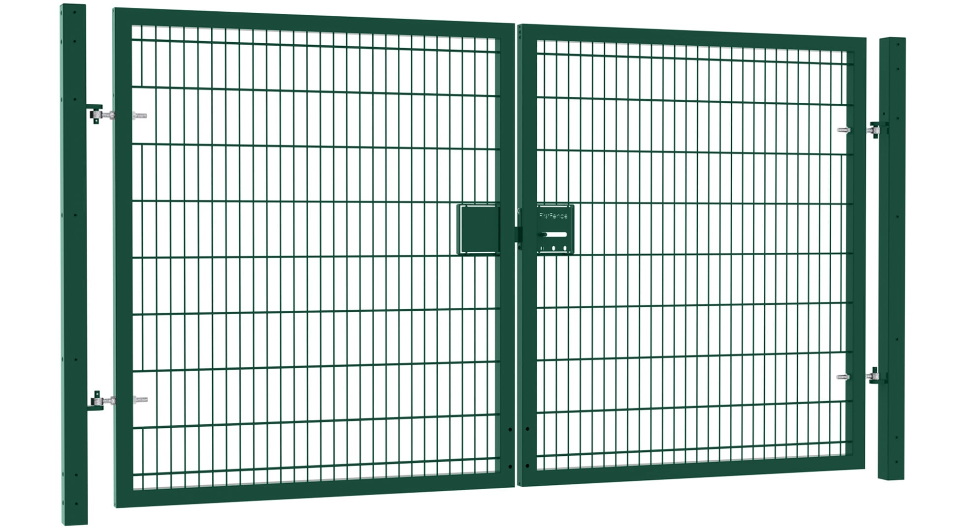 1.8m x 2.0m Apollo Twin mesh Double Leaf Security Gate | First Fence Ltd