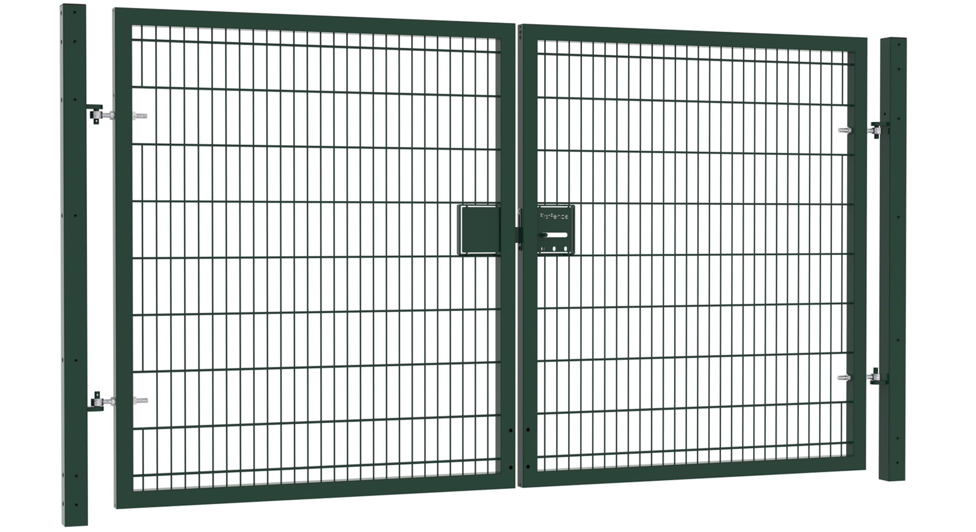 1.8m x 2.0m Apollo Twin mesh Double Leaf Security Gate | First Fence Ltd