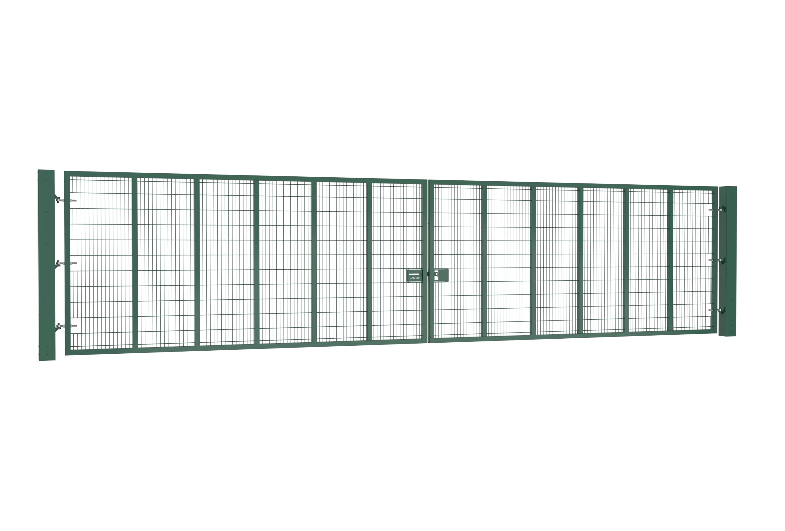 Apollo 2.4m x 8m 868 Mesh Double Leaf Security Gate | First Fence Ltd