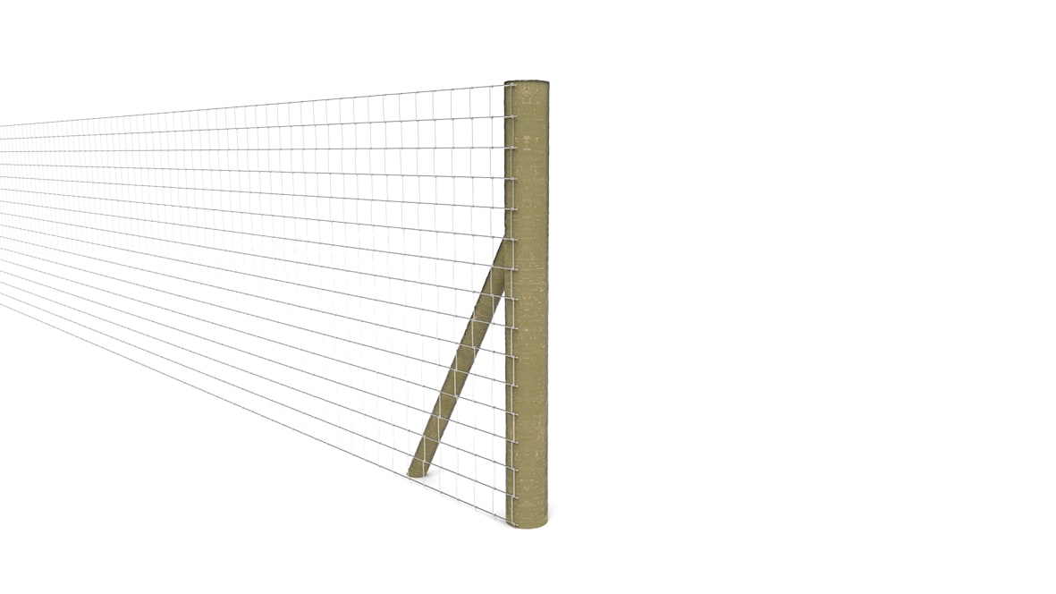 Get your Timber End Strainer Post Kit today | First Fence Ltd