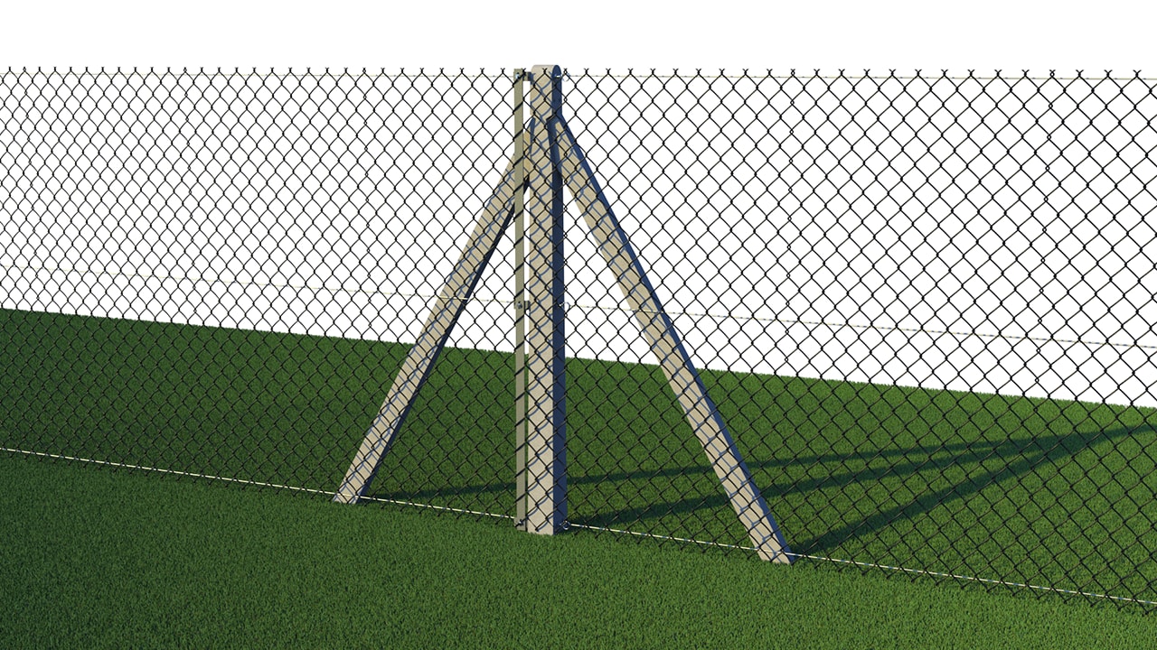 Concrete Post for 1.5m Chain Link Fencing | First Fence Ltd