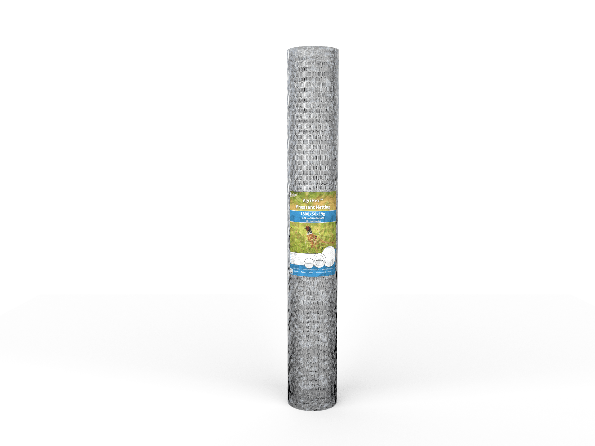 AgriHex™ Pheasant Netting 1800x50 6ft Heavy Duty 50m Roll | First Fence Ltd