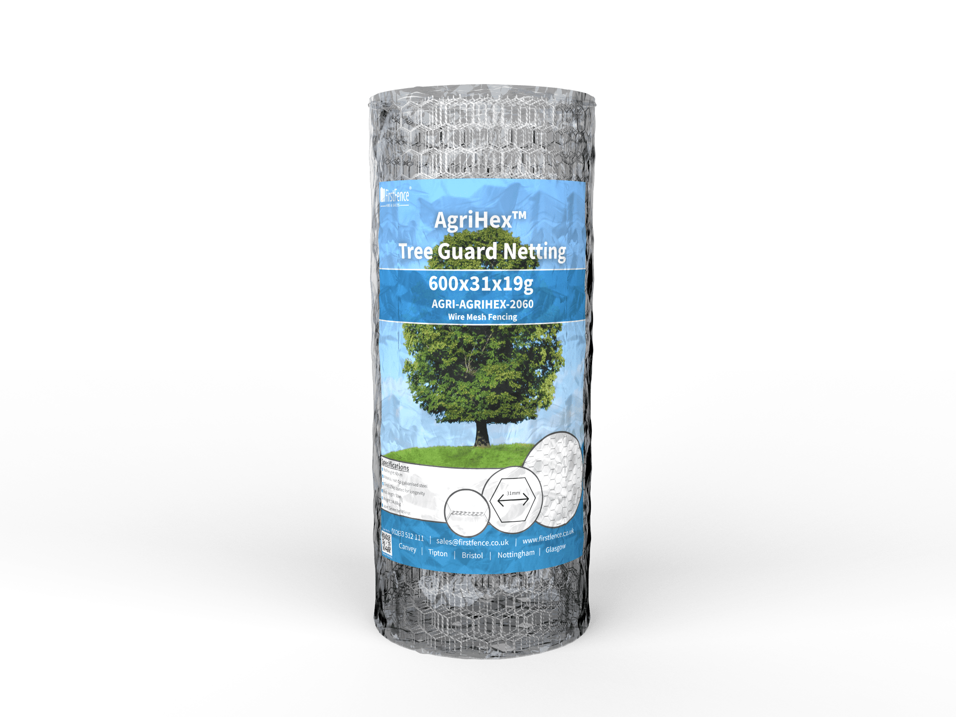 AgriHex™ Tree Guard Netting 50m Roll Heavy Duty Protection | First ...