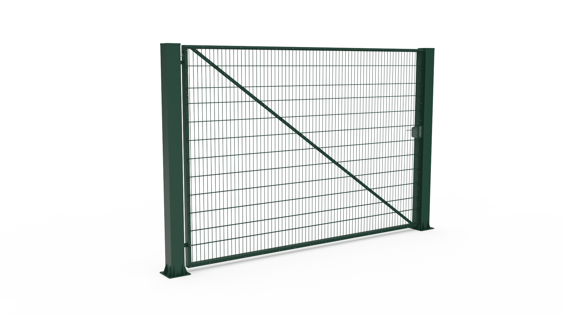 FFL 80S Manual Operated Single Leaf Mesh Swing Gate | First Fence Ltd