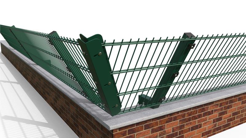 Mesh Corner Post Kit With 60 Degree Crank by First Fence | First Fence Ltd