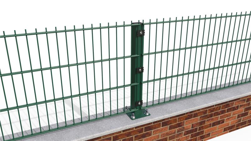 Bolt down post kit for mesh fencing | First Fence Ltd | First Fence Ltd